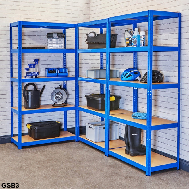 BIGDUG GARAGE RACKING – 3X 200KG GARAGE SHELVING – The Giveaway Guys