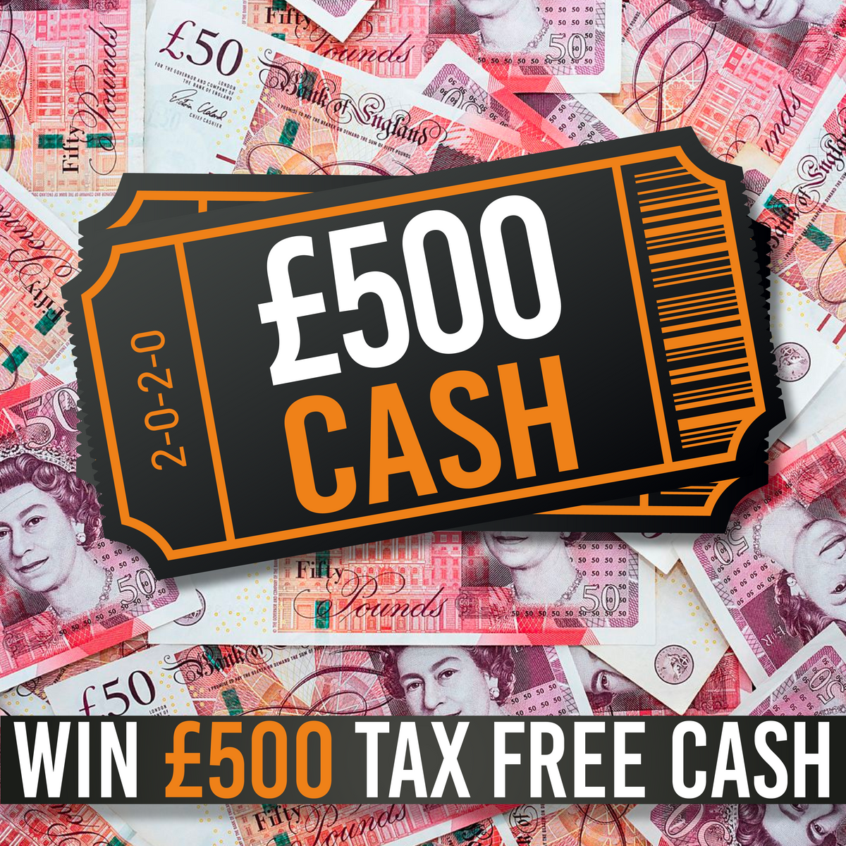 £500 TAX FREE CASH – The Giveaway Guys