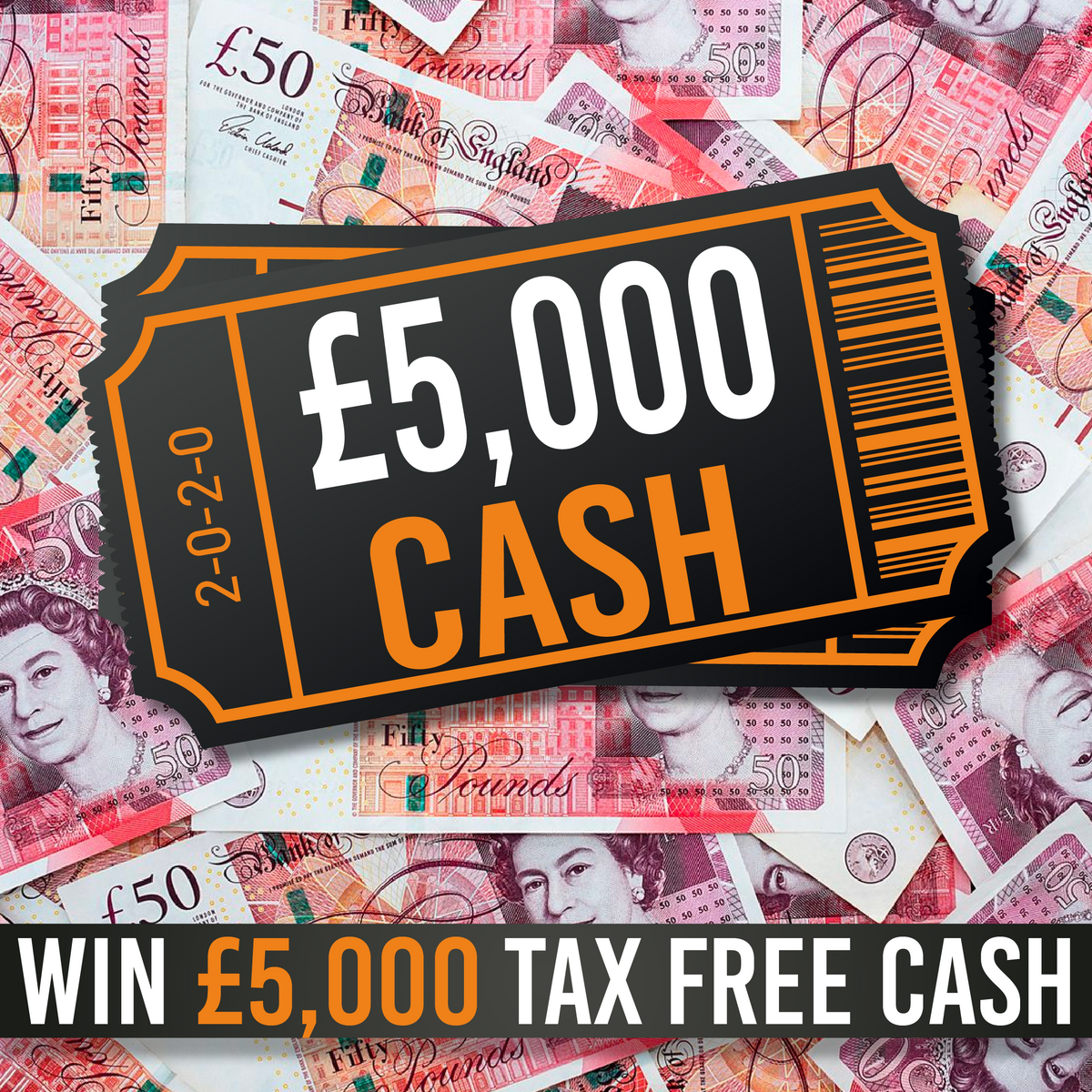 £5,000 TAX FREE CASH – The Giveaway Guys