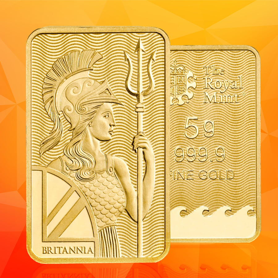 Royal Mint Gold Bullion Bar 5g – The Giveaway Guys