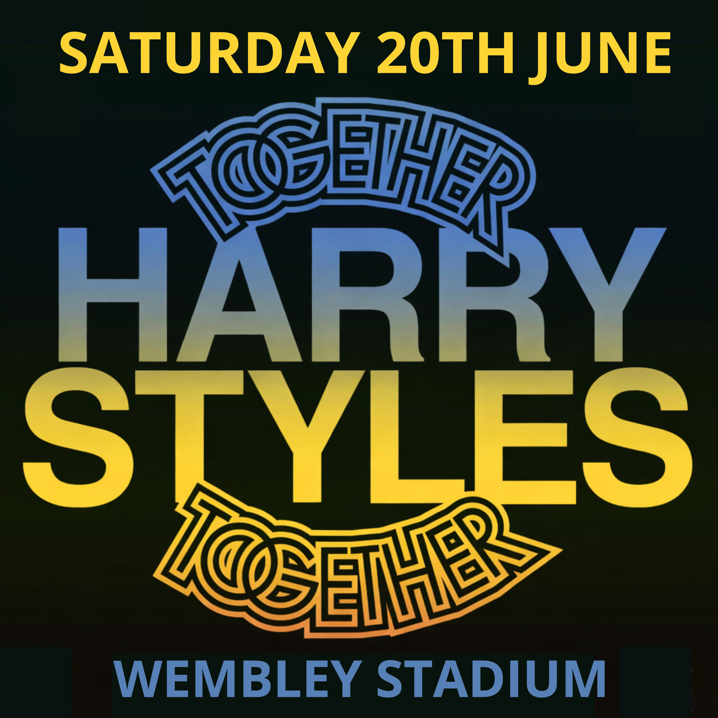 Harry Styles Together Together Tour - 2 Tickets - 20th June - Wembley ...