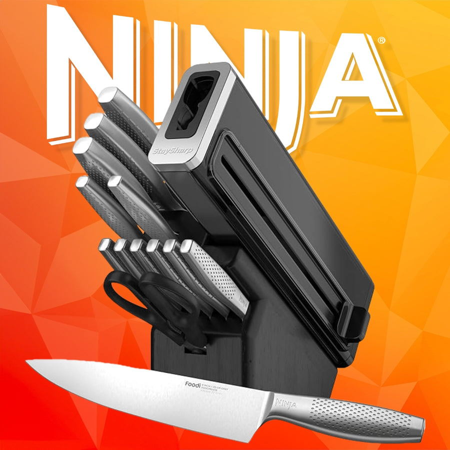 Ninja StaySharp 14-Piece Stainless Steel Knife Set – The Giveaway Guys